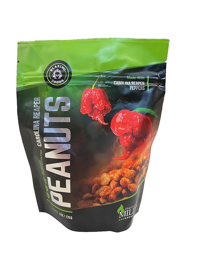 Amazon.com: Carolina Reaper Peanuts - Mild : Grocery & Gourmet Food
