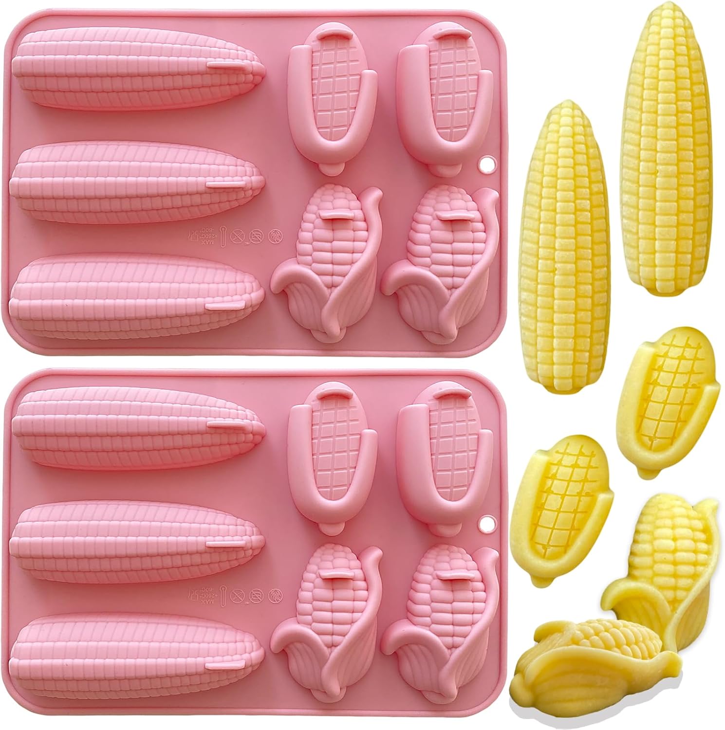 Amazon.com: Corn Stick Bread Pan, 2PCS Silicone Corn Bread Molds ...