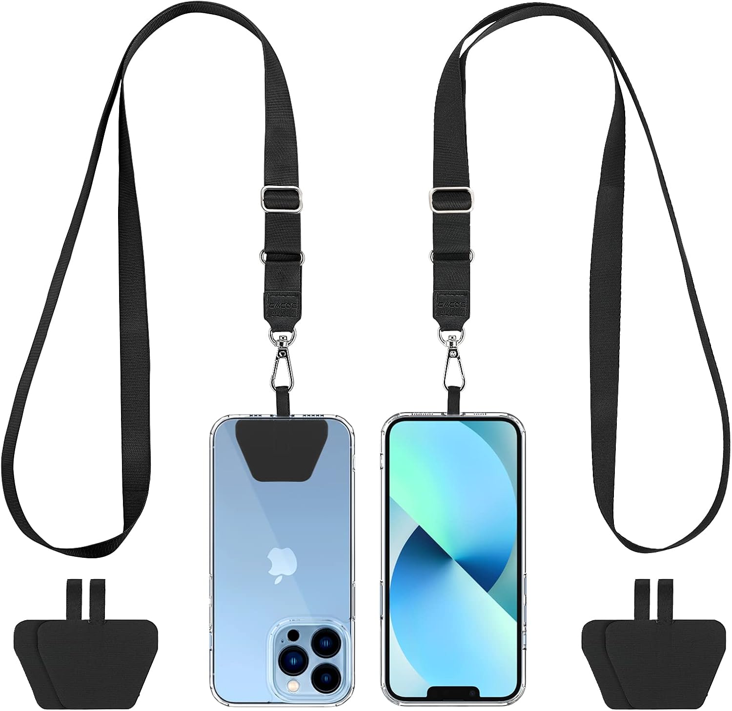 Amazon.com: CACOE Phone Lanyard 2 Pcs Adjustable Neck Strap,4 Pcs ...