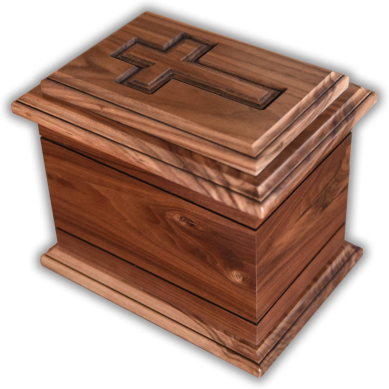 Amazon.com: Christian Urns, Urn with Cross, Urns, Personalized Wood Urn ...