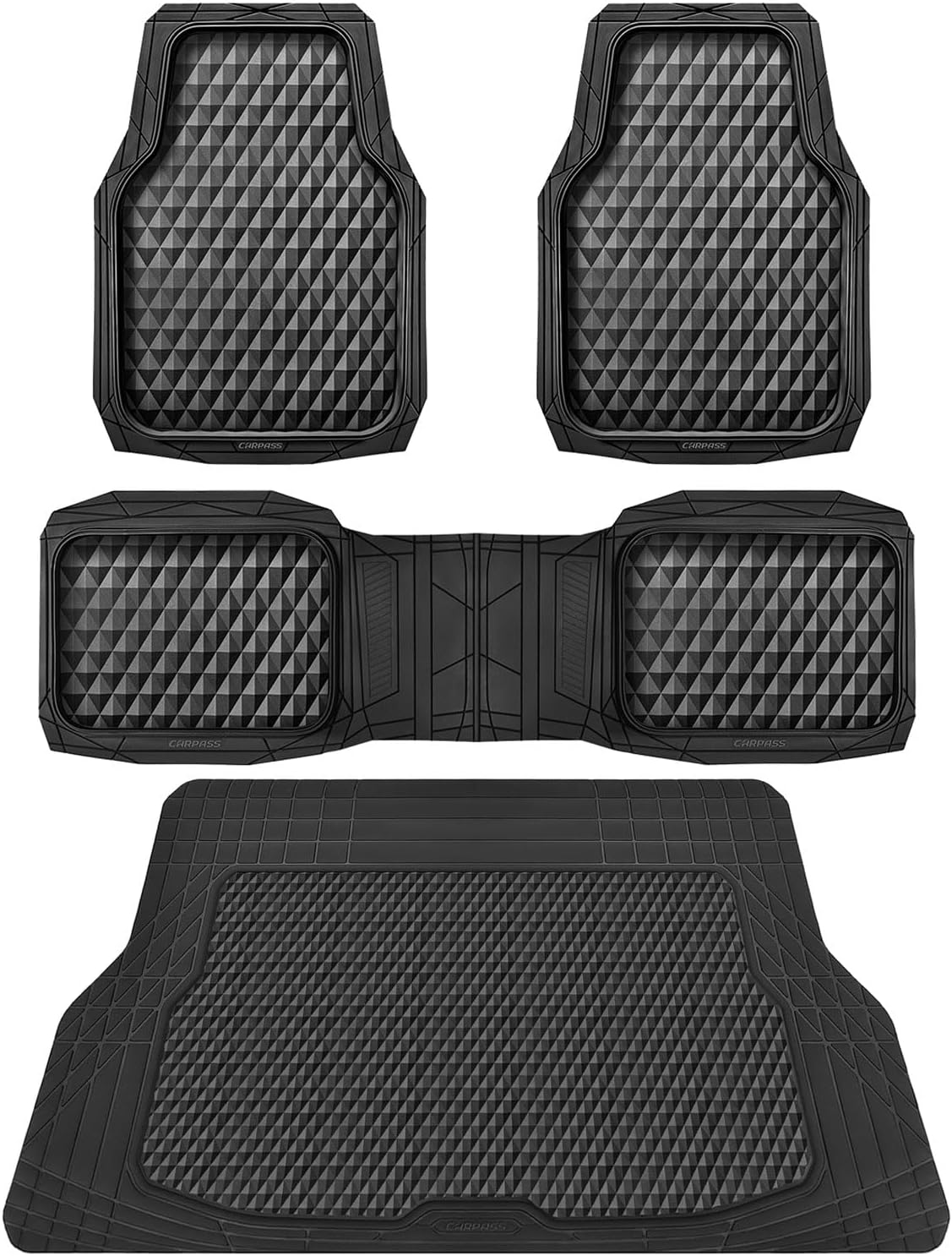 Amazon.com: BACHENG Floor Mats & Cargo Liners Compatible for 2021-2022-2023-2024-2025 Nissan ...