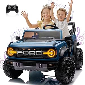 Amazon.com: Segmart 2 Seater 24V Ride on Toys for Big Kids, Licensed ...