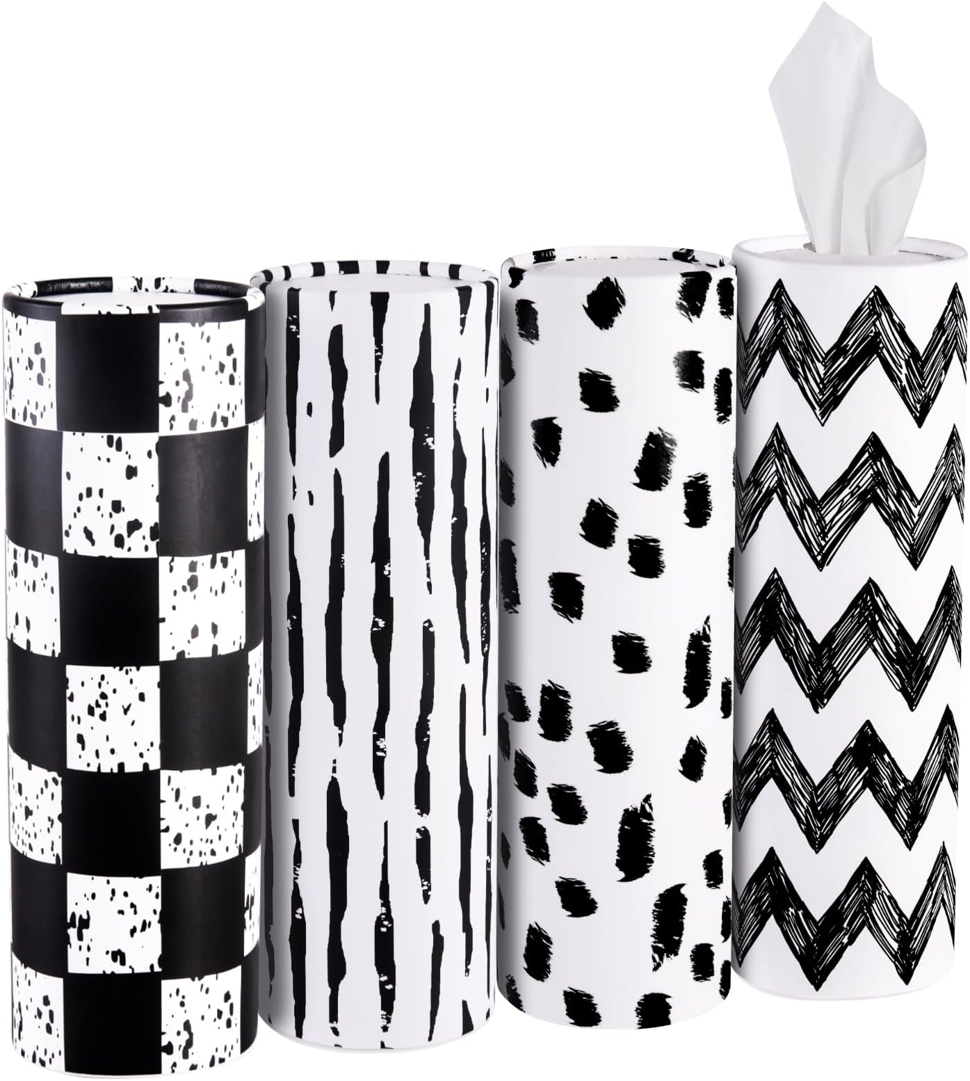 Amazon.com: Outus 12 Pcs Car Tissues Cylinder Holder with 3 Ply Facial ...