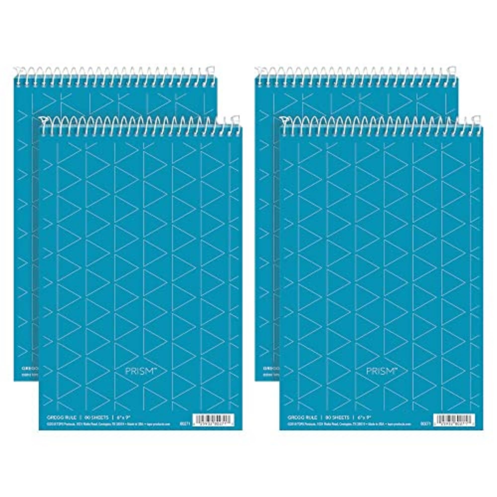 Amazon | Spiral Steno Notebook, Gregg Rule, 6 x 9, Blue, 4 80-Sheet ...