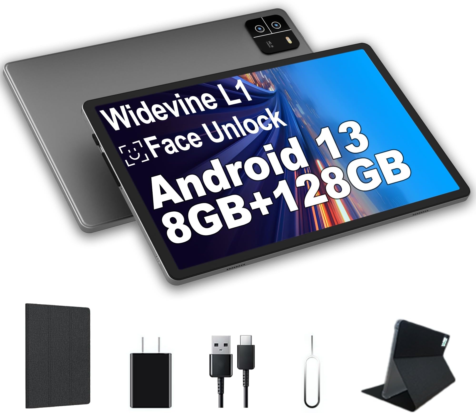 Amazon.com : IWEGGO Android 14 Tablet, 10 Inch Tablet 8GB RAM 64GB ROM ...