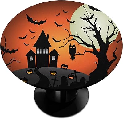 Amazon.com: Tegeme 2 Pcs Felt Card Table Game Cover Round Tablecloth ...