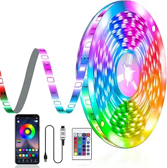 Vinmooog Ruban LED 5m USB led chambre bande led deco chambre,leds ...