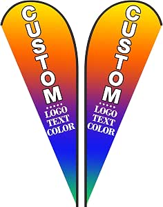 Custom Feather Flag For Business Custom Flags And Banners Custom Banner ...