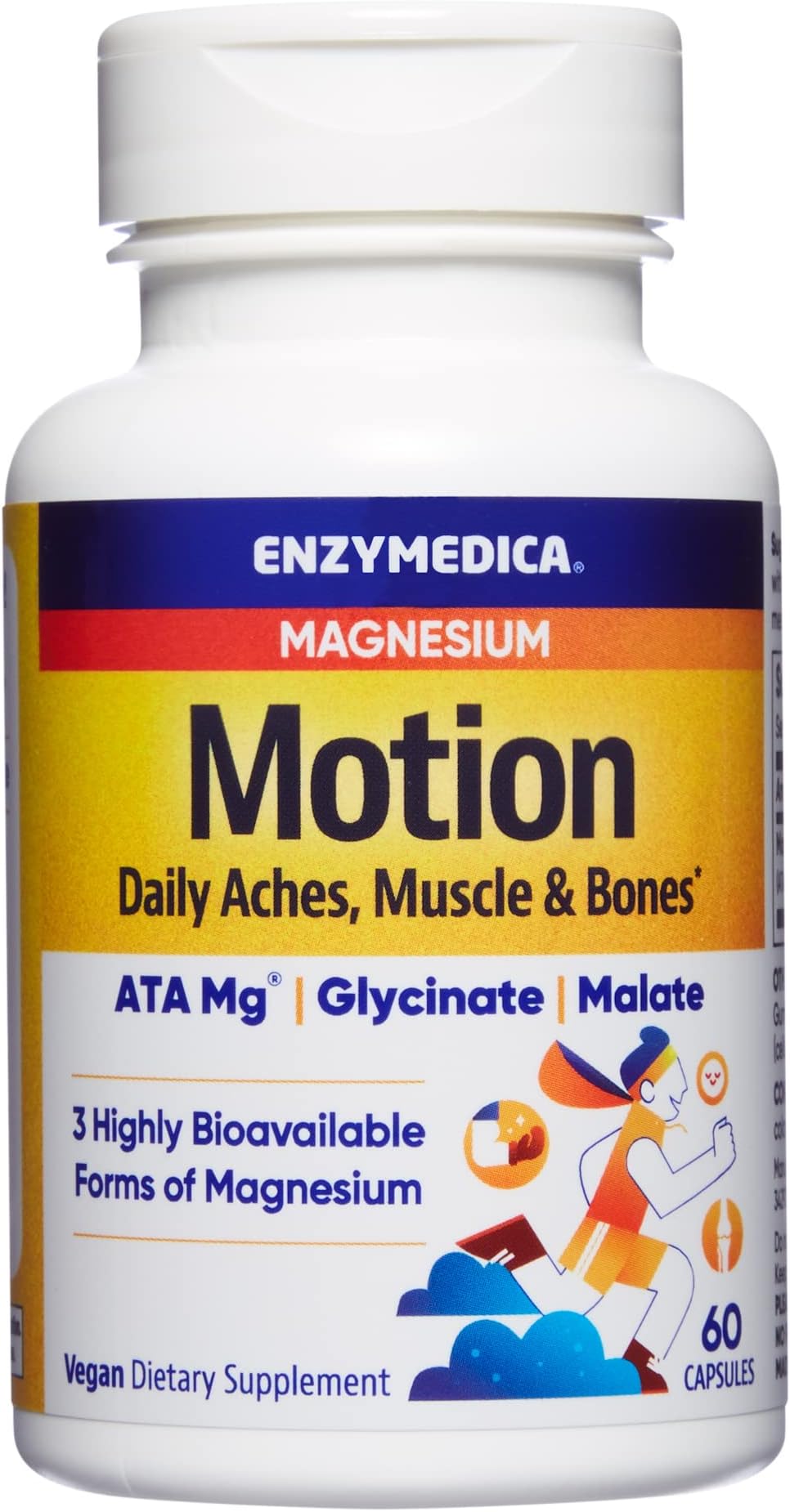 Amazon.com: Enzymedica Magnesium Motion, 120 Capsules : Health & Household
