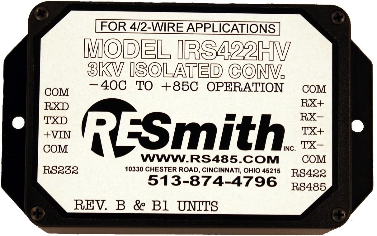 IRS422HV - RS232 RS422 4 Wire Full-Duplex 3KV Isolated Converter at ...