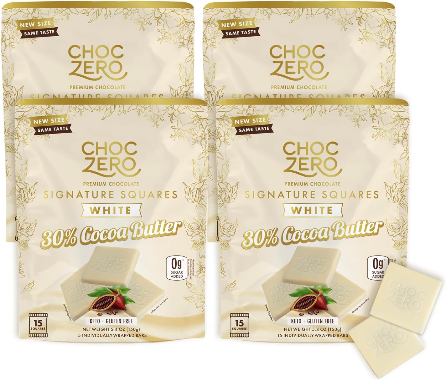 Amazon.com : ChocZero Keto White Chocolate - No Sugar Added, Low Carb ...