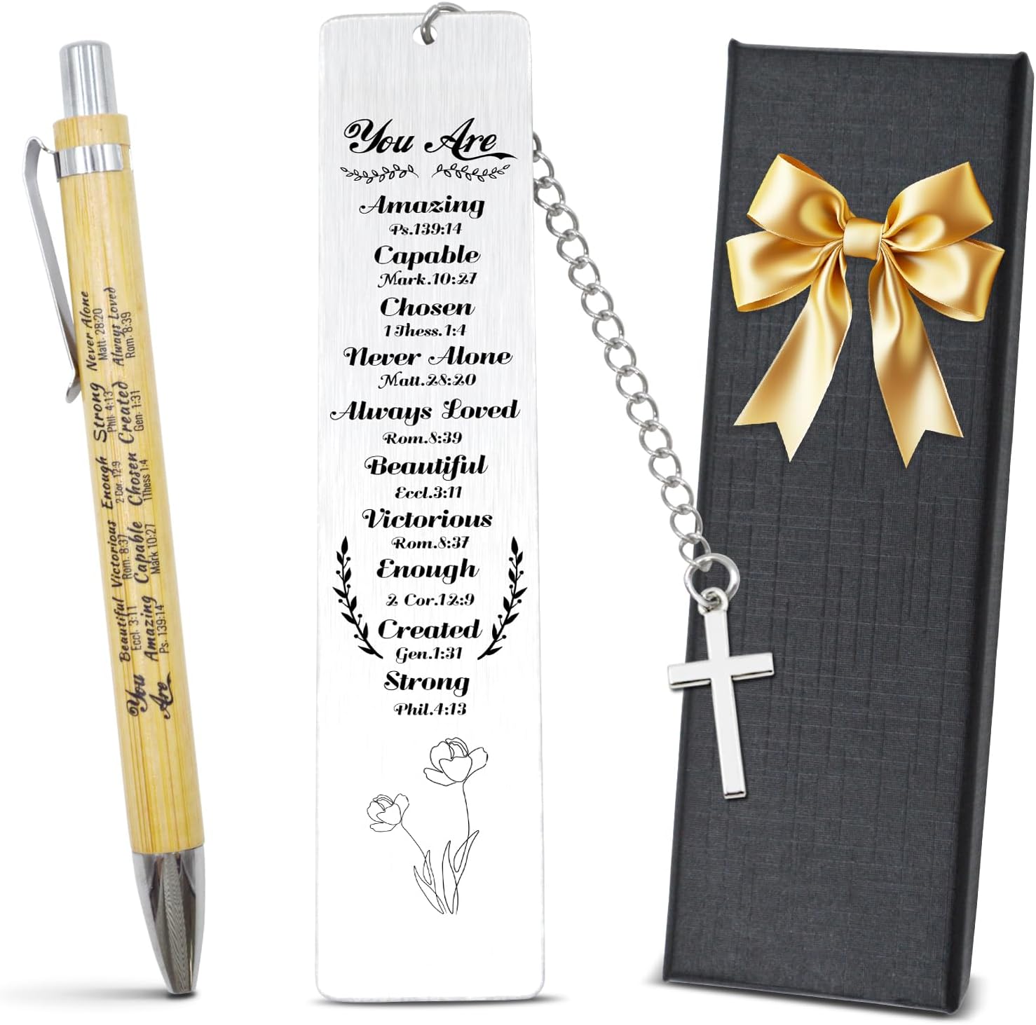 Amazon.com: Autom Come Holy Spirit Pen and Bookmark Gift Set, 5 1/2 ...