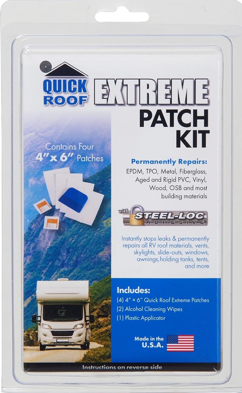 Amazon.com: QUICK ROOF UBE46KIT Extreme Patch Kit (4) 4" x 6", 24 CT ...