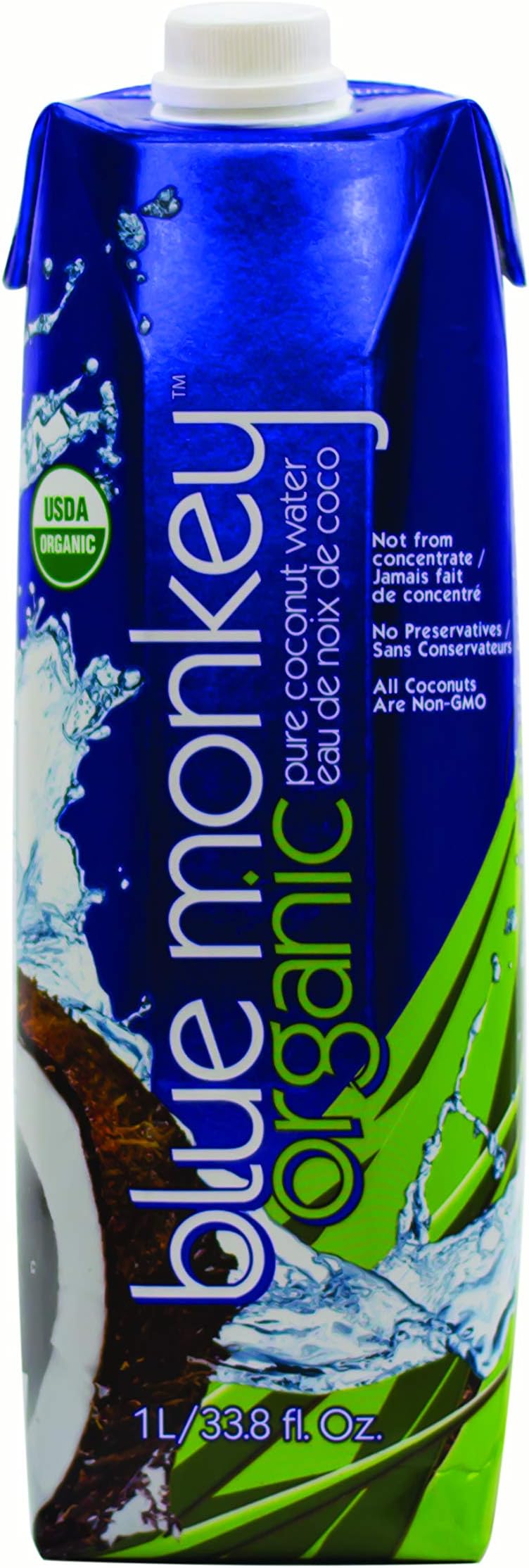 Amazon.com: Real Coco Organic Pure Coconut Water (6-Pack 1L), USDA ...