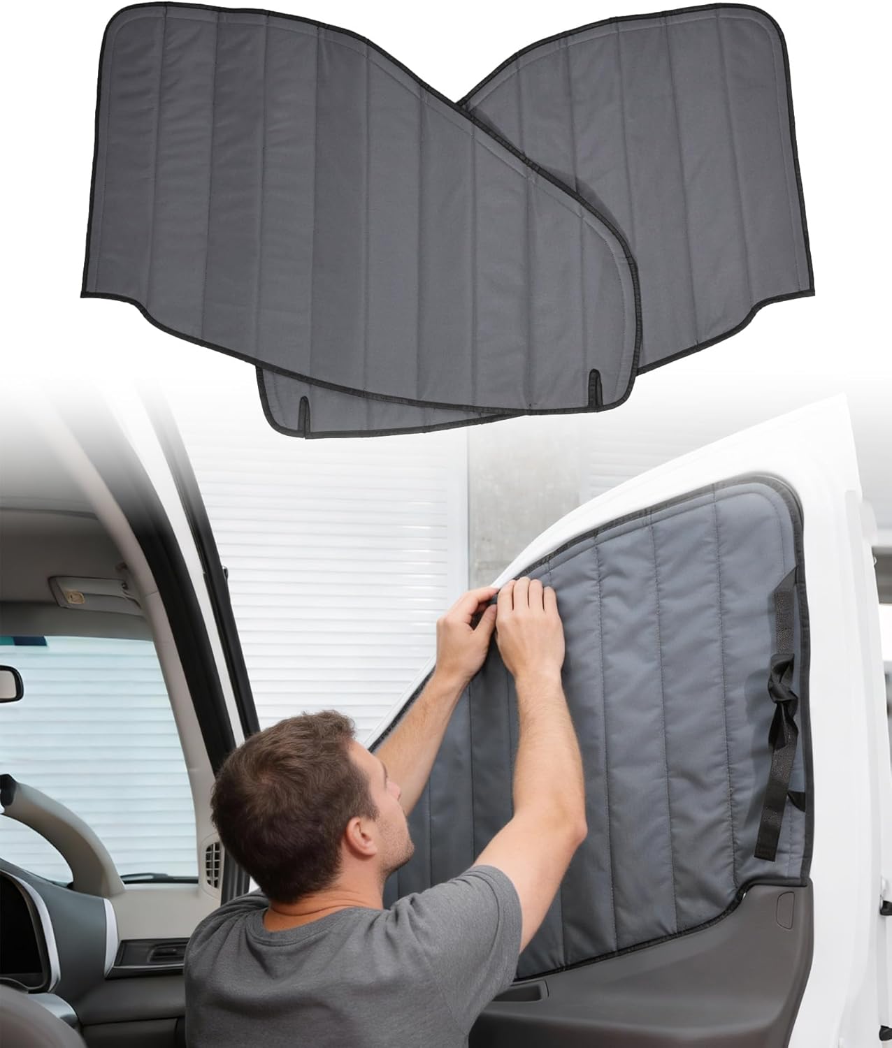 Amazon.com: MELIPRON Magnetic Van Window Covers Fit for Ford Transit ...