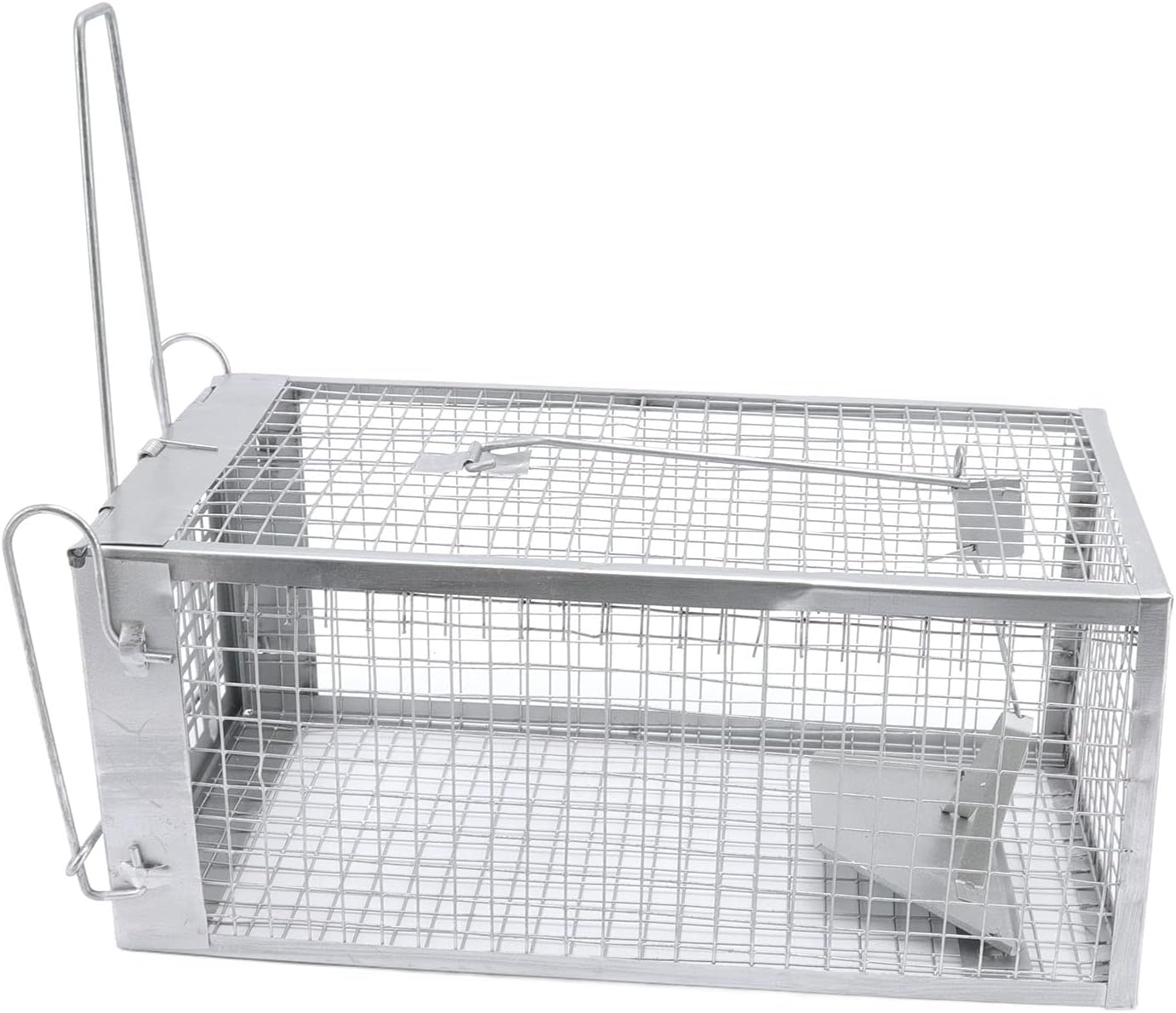 aqxreight Iron Mouse Trap Cage Single,Small Animal Traps, Door Live ...