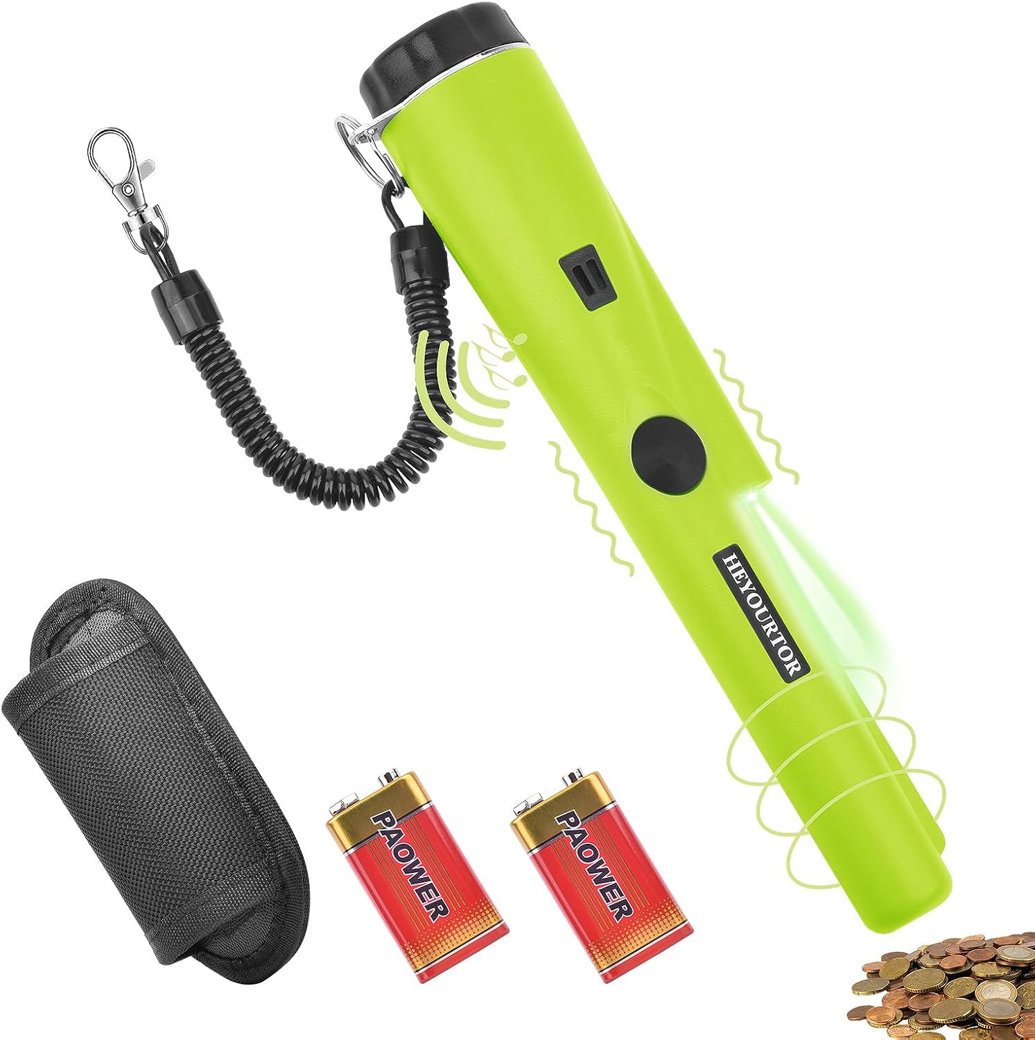 Amazon.com : HEYOURTOR Metal Detector Pinpointer,Detector Wand,Handheld ...