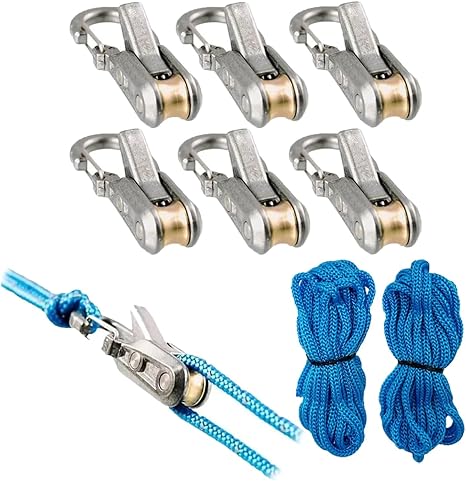 Amazon.com: Rope Roller 6 Pack - Paracord Tools with Cam Buckle ...