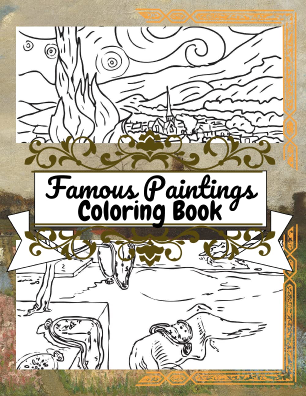 Buy Famous Paintings Coloring Book: More than 30 Beautiful Paintings ...