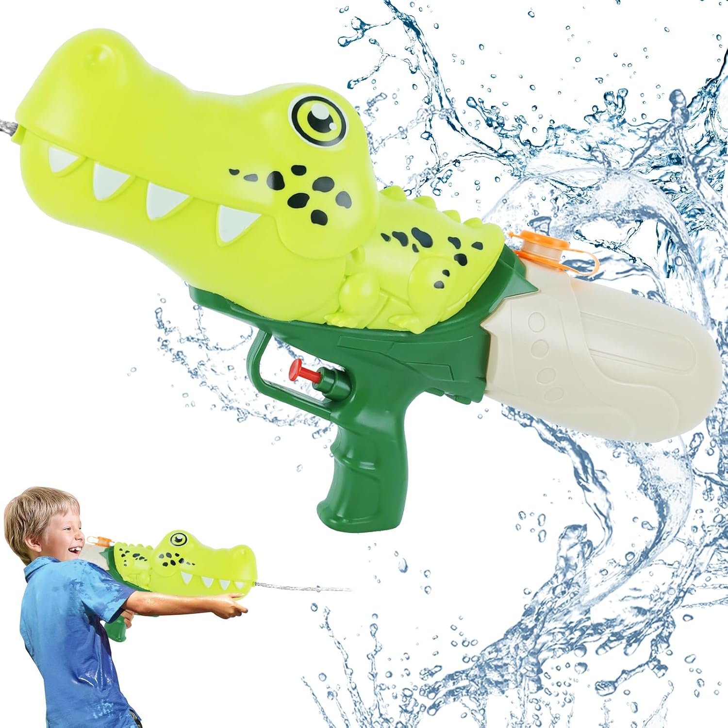 Audasi Water Pistols for Kids Corcodile Water Guns Powerful Long ...