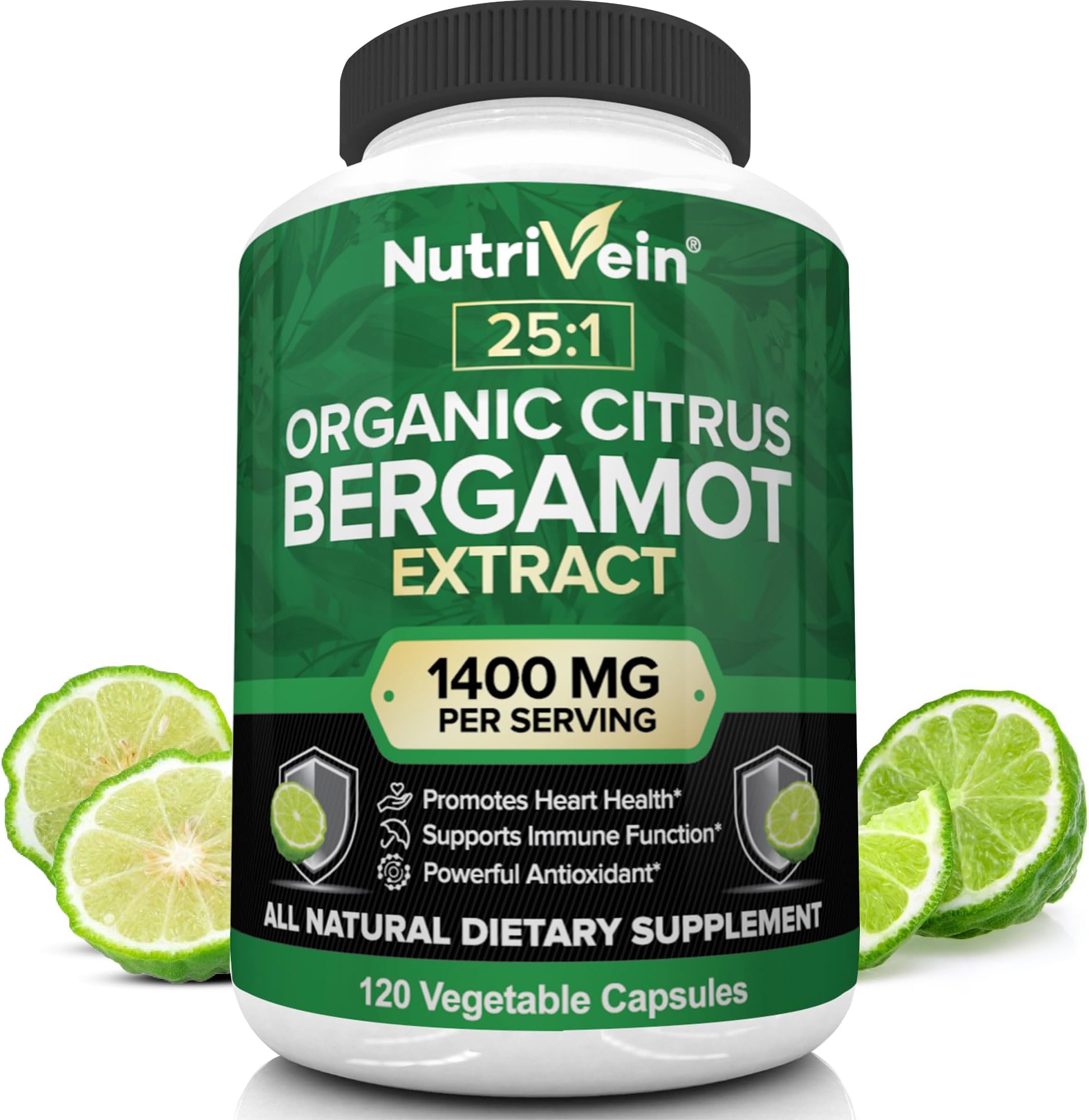 Amazon.com: Nutrivein Organic Citrus Bergamot 25:1 Bergamia Extract ...