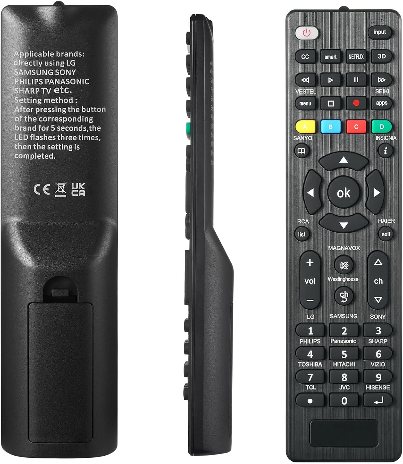 Amazon.com: Universal TV Remote Control is Suitable for LED Smart TVS ...