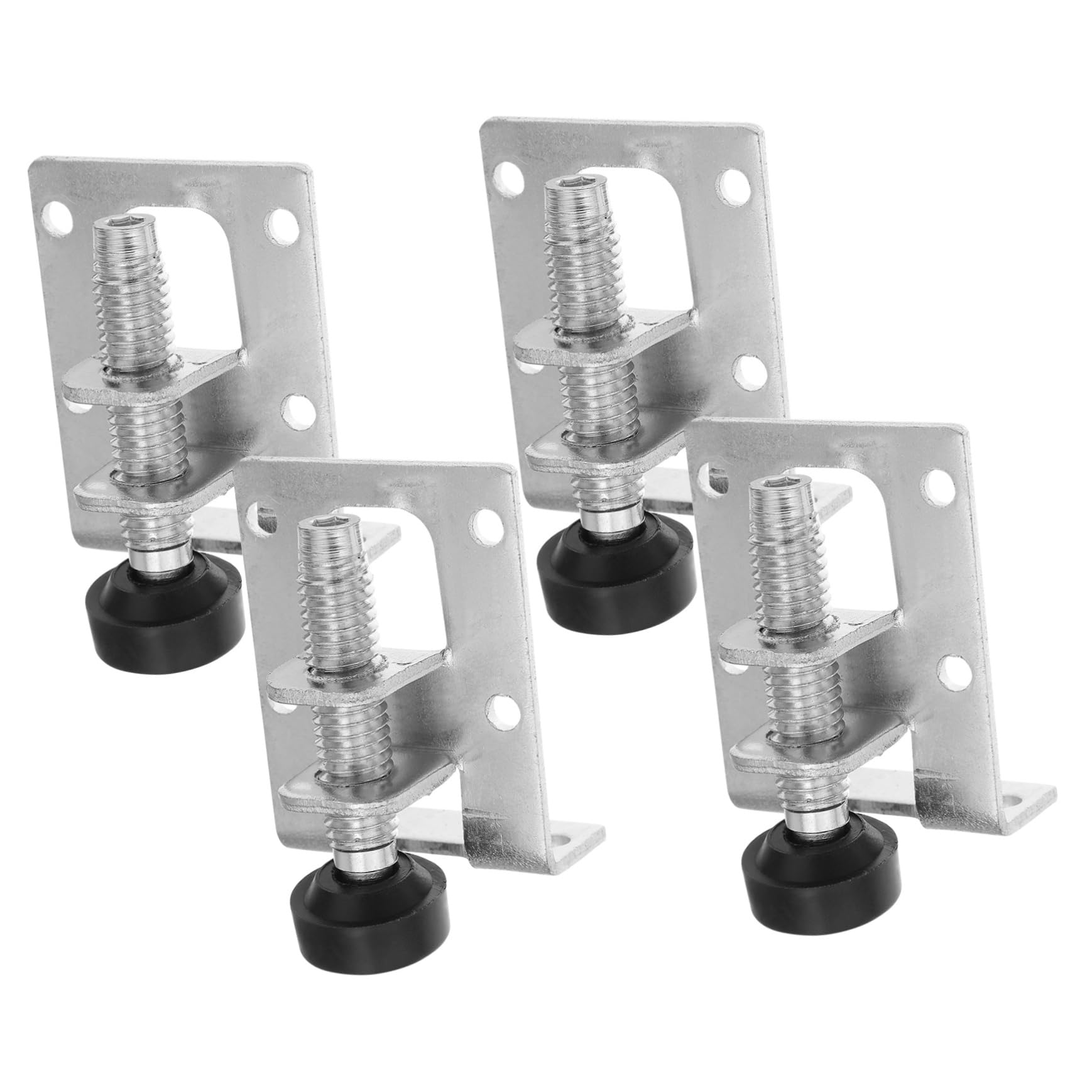FOYTOKI 4pcs Wardrobe with Adjustable Legs L Brackets Heavy Duty ...