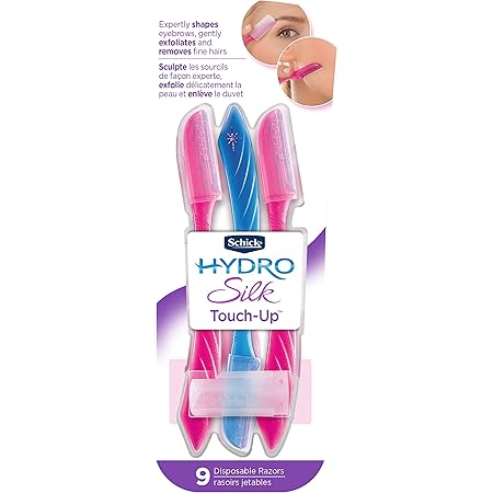 Amazon.com: Schick Hydro Silk Touch-Up Dermaplaning Tool, 9 Count ...