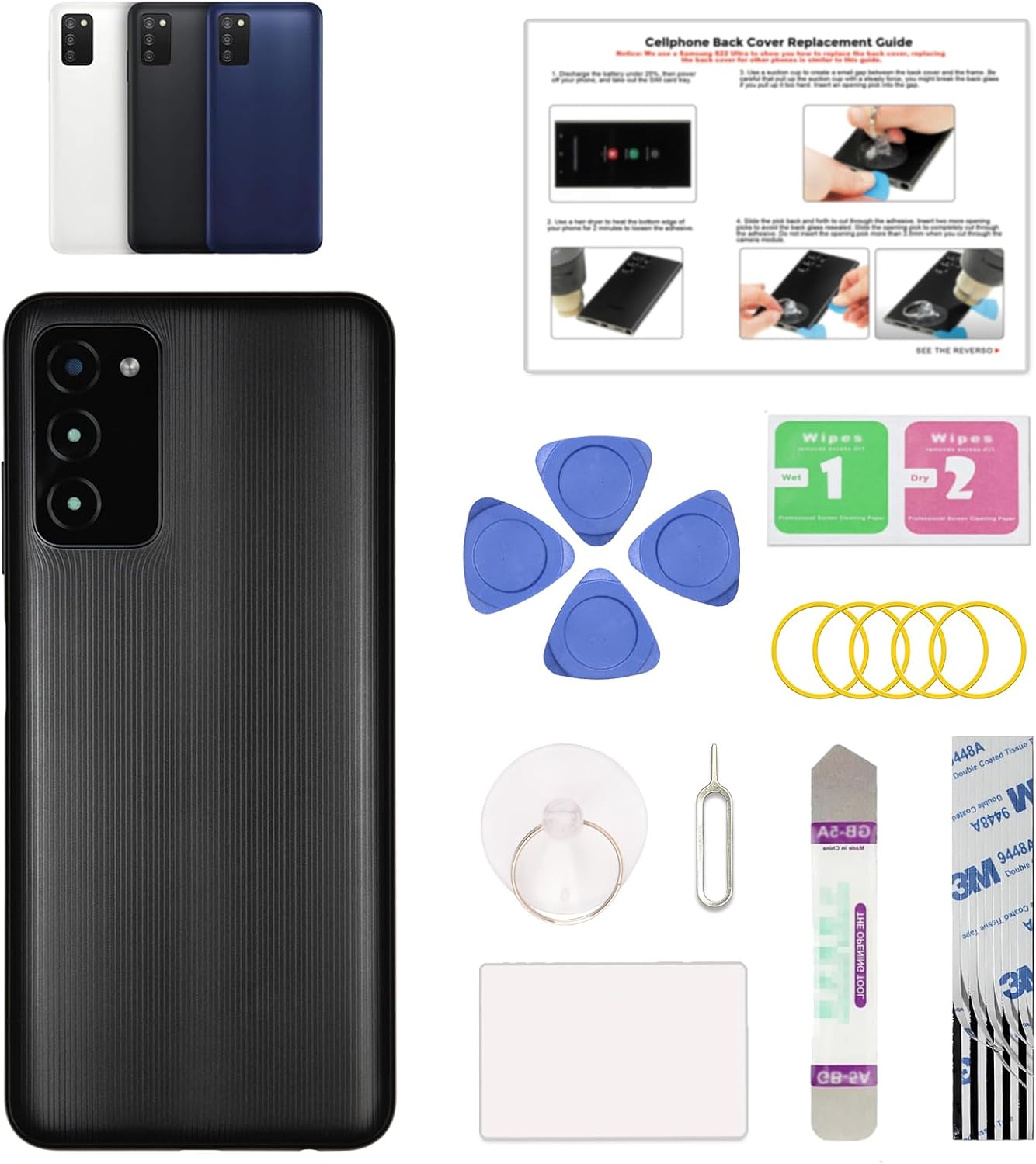 Amazon.com: GREEN FUSION Compatible with Galaxy A03s Back Cover ...
