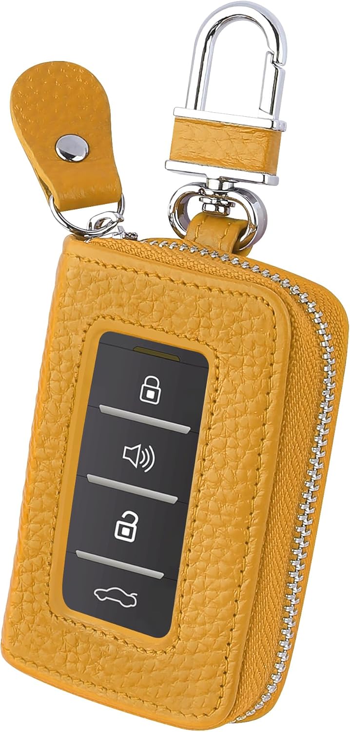Amazon.com: Car Key Fob Case for Replacing Old Key Fob Cover,Genuine ...