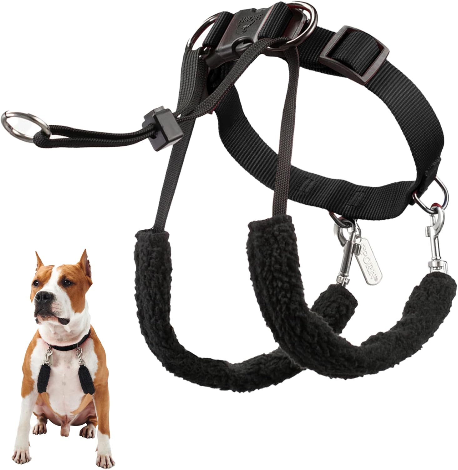 Amazon.com : Sporn Original Training Halter, No Pull Harness Medium ...