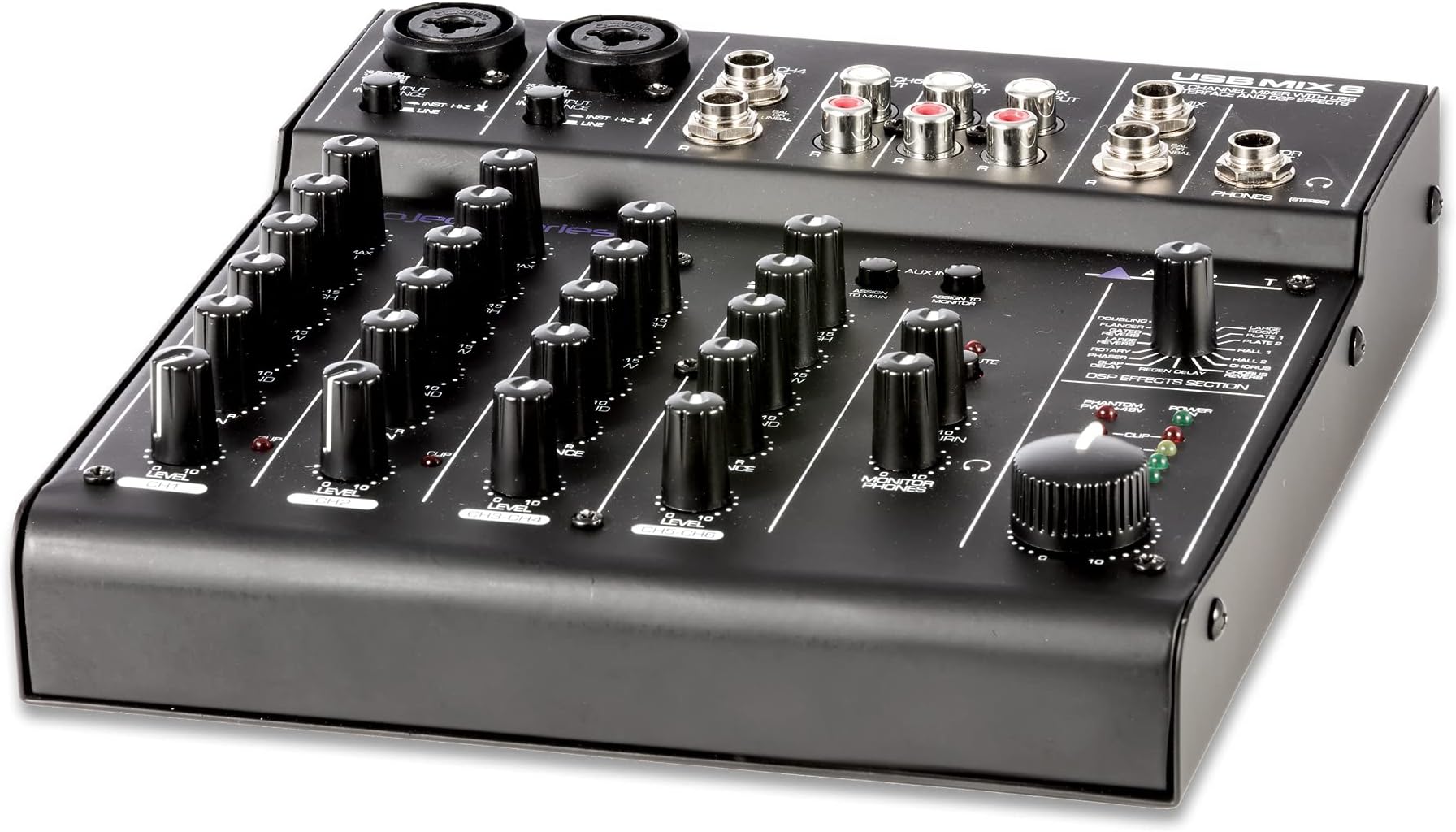 Amazon.com: ART USBMix6 Six Channel Mixer/USB Audio Interface : Musical ...