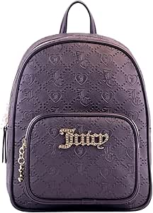 Amazon.com | Juicy Couture Semi Charmed Backpack Licorice One Size ...