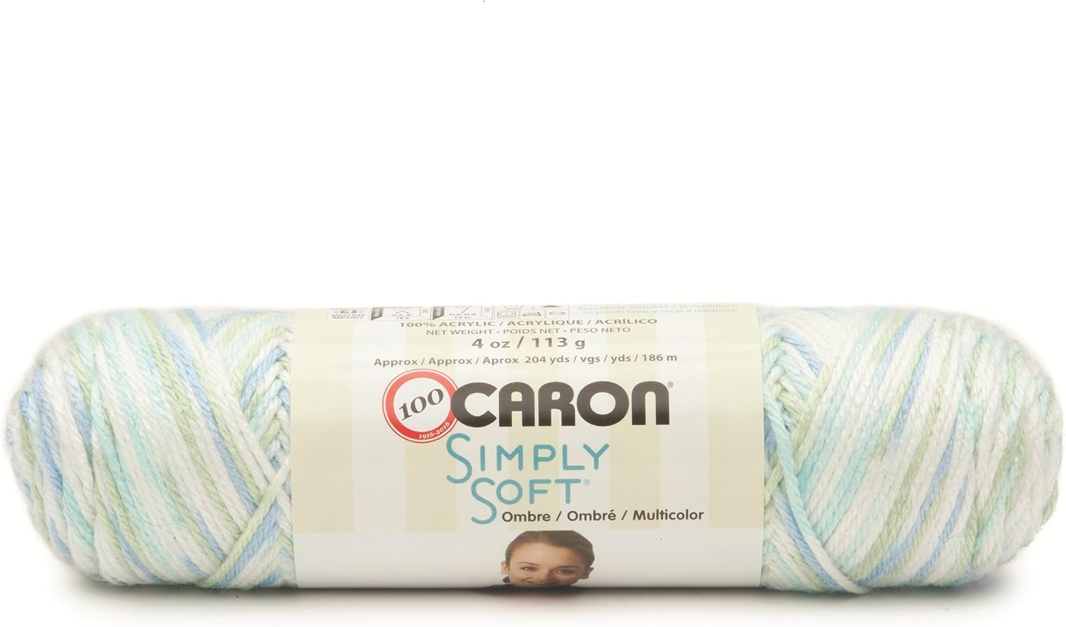 Amazon.com: Caron Simply Soft Baby Yarn, 4 Ounce, Funny Boy, Single Ball