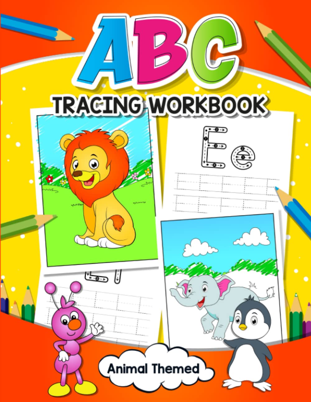 Buy ABC Tracing For Handwriting Practice with Animal Themed Coloring ...