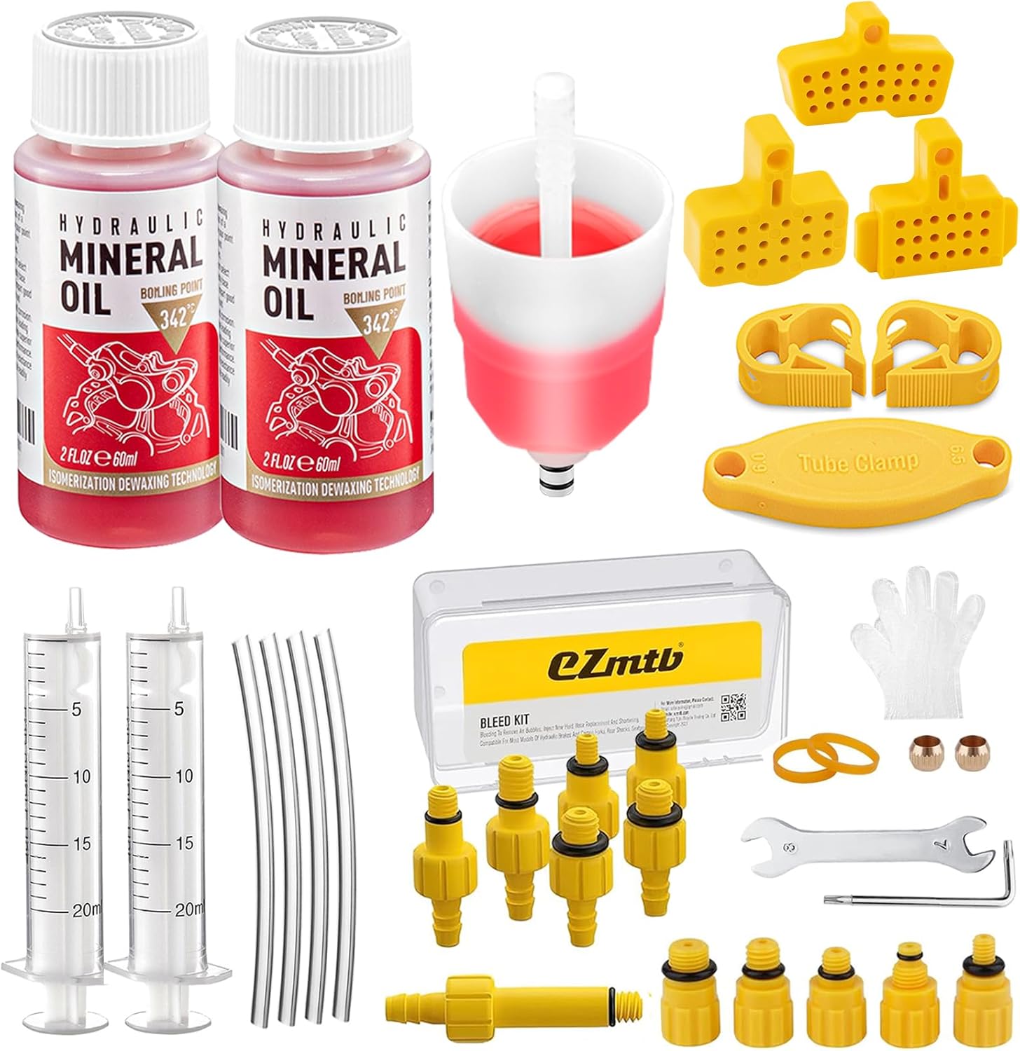 Brake Bleed Kit for Shimano, TEKTRO, TRP Hydraulic Disc Brakes, Brake ...