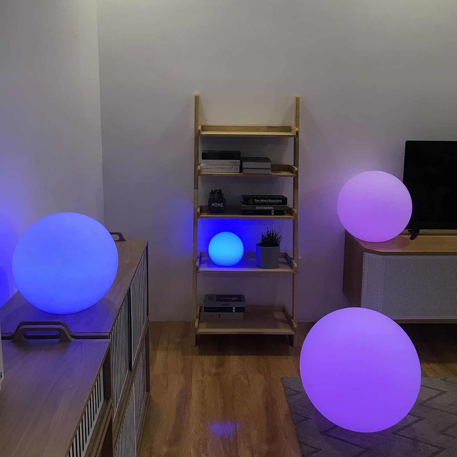 LOFTEK Multiple Color LED Ball Light with Remote for Room Decor, Party ...