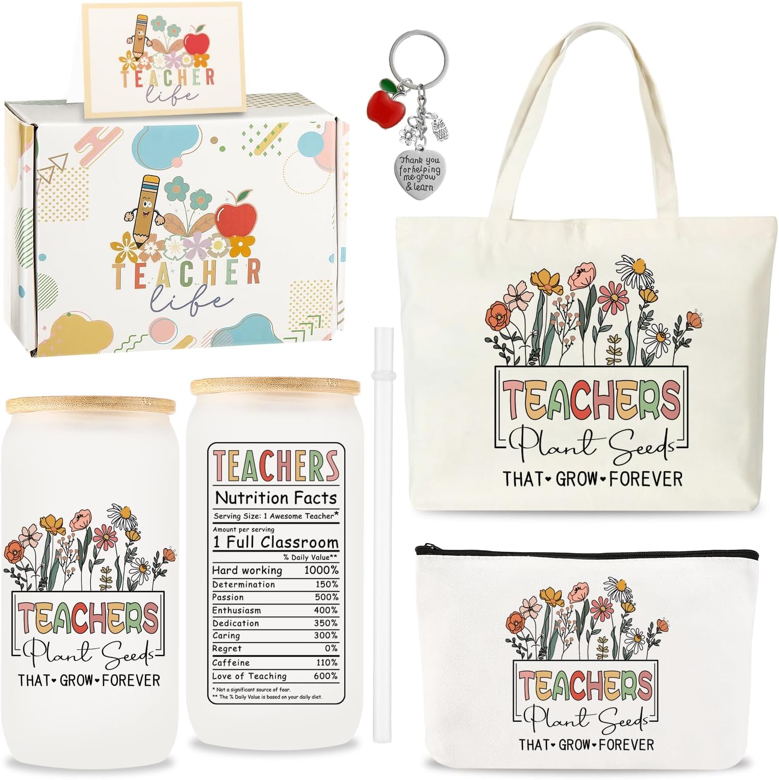 Amazon.com | DDOFAH Teacher Christmas Gifts, Best Teacher Gifts Set for ...