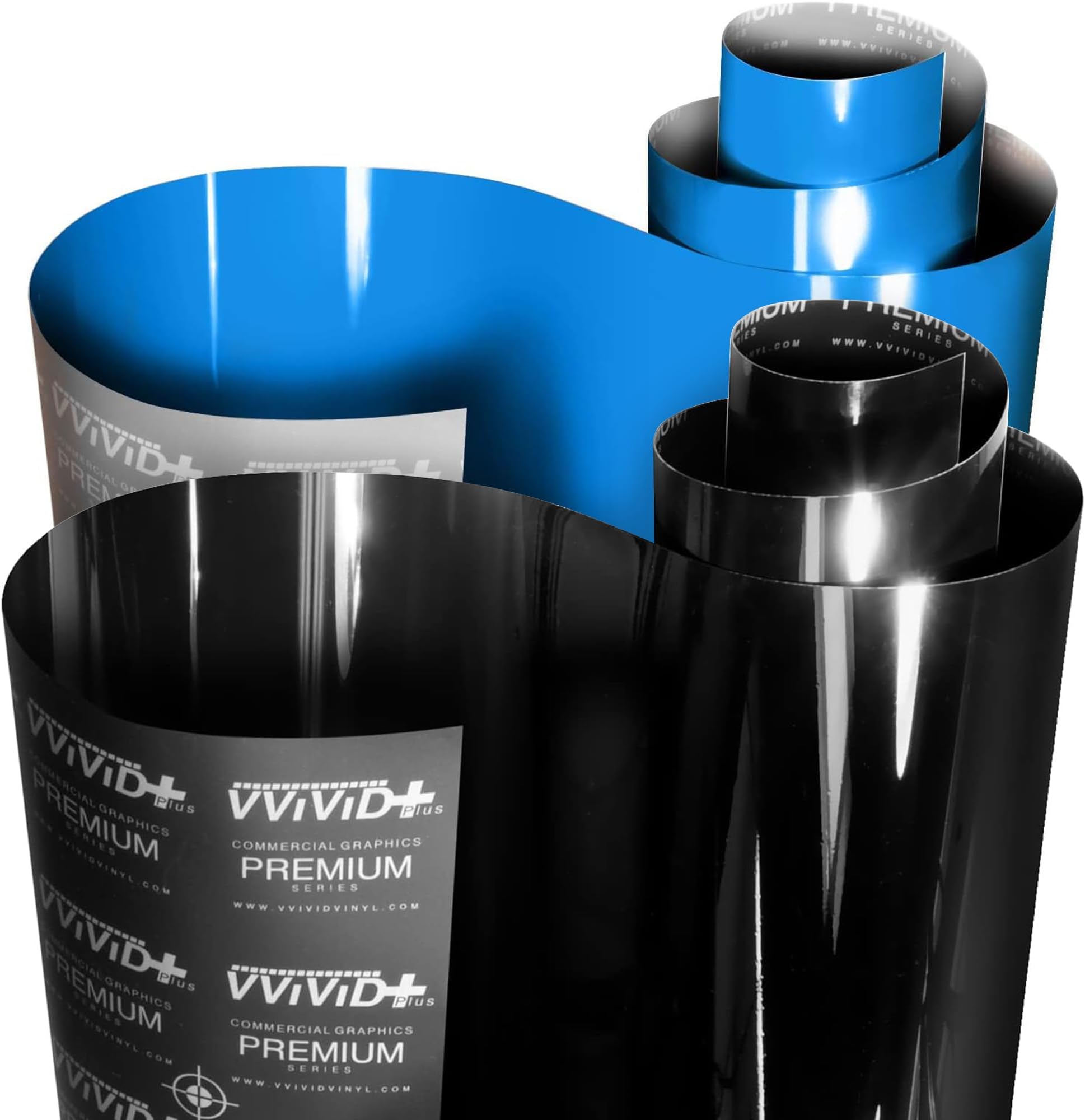 Amazon.com: VViViD+ Ultra Gloss Car Wrap Bundle 2 Rolls (3ft x 5ft ...