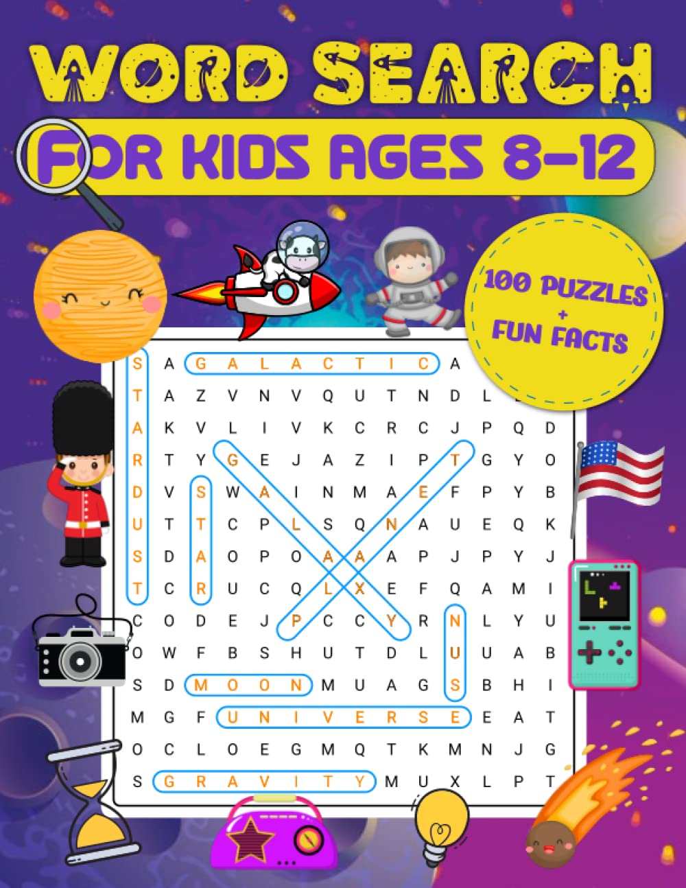 Word Search for Kids Ages 8-12 - 100 Word Find Puzzles with Fun Facts ...