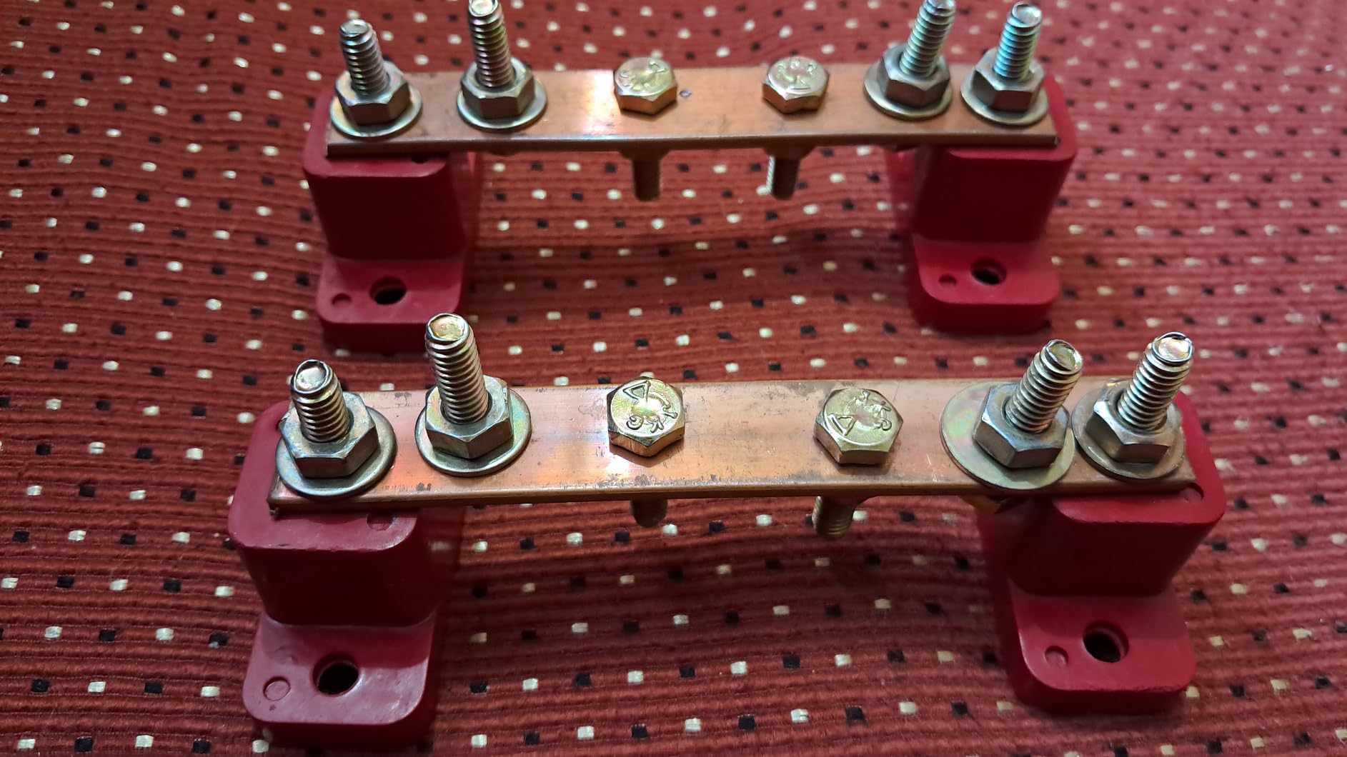 Whiteshark 2set of 6inch Copper Busbar| 4Nos 6mm Connection Points in ...