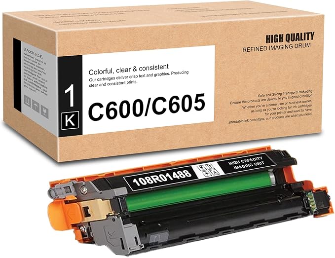 Amazon.com: C600/C605 108R01488 Black Extra High Imaging Drum - EAXIUCE ...