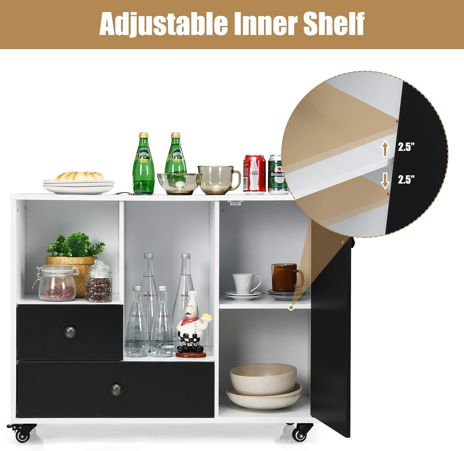 Giantex Mobile File Cabinet on Wheels - Lateral Philippines | Ubuy