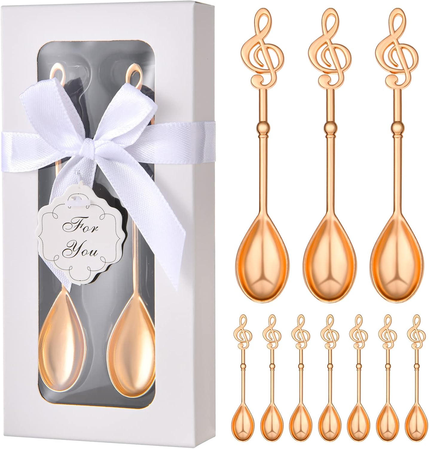 Amazon.com: 60 PCS (30 boxes) Music character Shape design Coffee Spoon ...