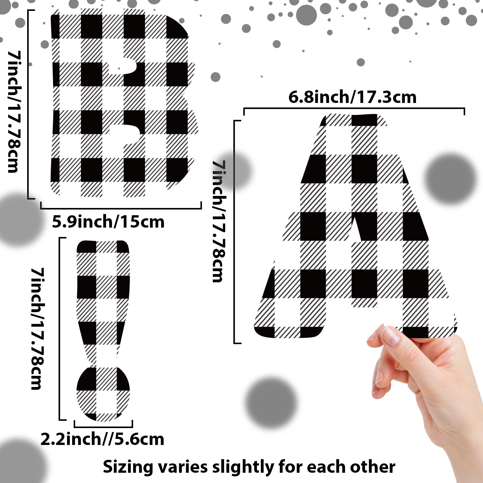 Snapklik.com : 150 PCS Large 7" Font Bulletin Board Letters Punctuation ...