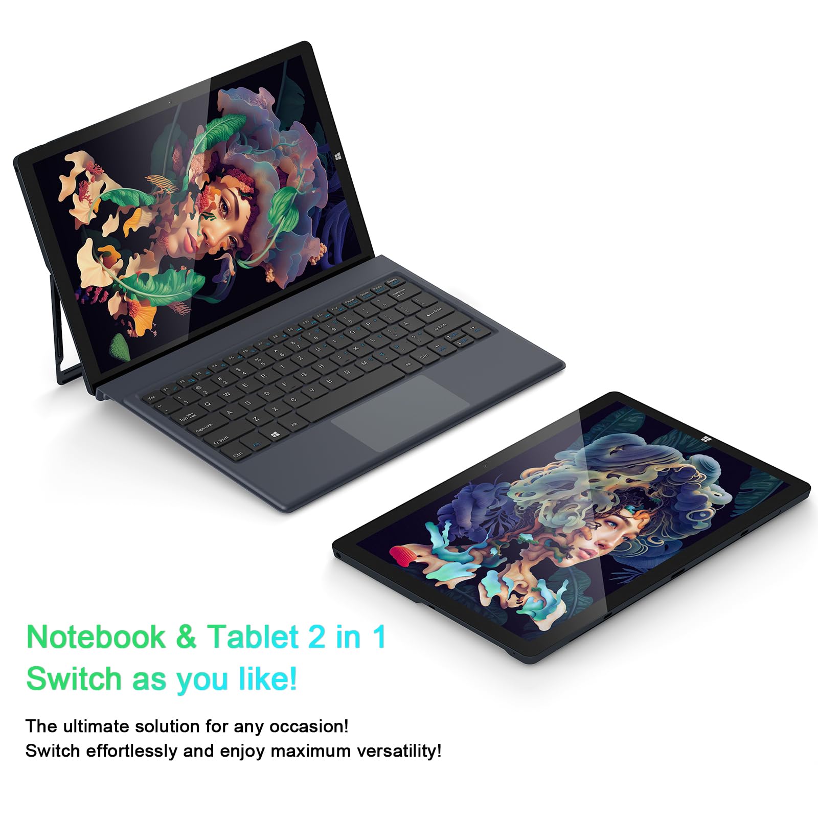 Snapklik.com : AWOW Detachable 2 In 1 Laptop Touchscreen Windows 11 ...