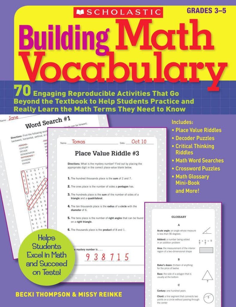Building Math Vocabulary: 70 Engaging... by Thompson, Becki