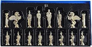 (Only Chess Pieces) Mythologic Pegasus Figures Metal Chess Pieces Big ...
