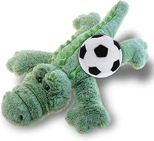 Amazon.com: DolliBu Alligator Stuffed Animal with Soccer Ball Plush ...