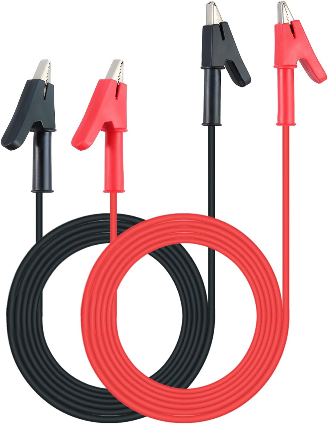 Proster Alligator Clips Electrical 2PCS Crocodile Clips Leads Double ...